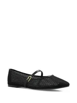 Furla Etoile Net Ballet Flats - Black