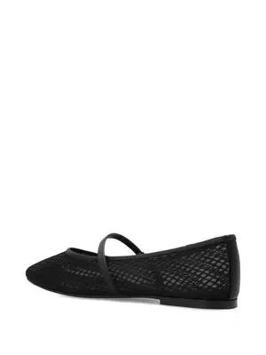 Furla Etoile Net Ballet Flats - Black