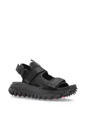 Moncler Trailgrip Vela Sandals - Black