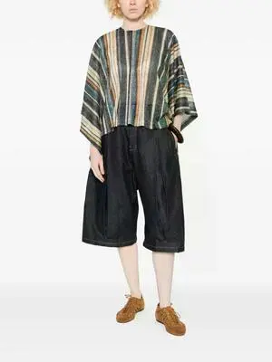 SIYU Zoe Striped-pattern Kaftan - Blue