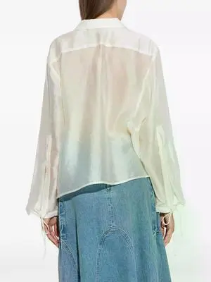 Munthe Babette Tie-neck Blouse - Neutrals