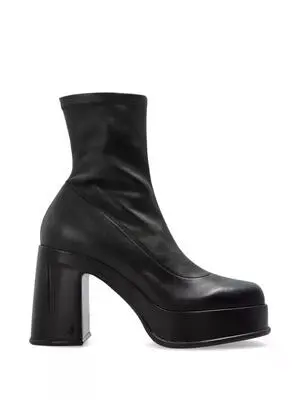 JIMMY CHOO Hadi Ab Leather Boots - Black
