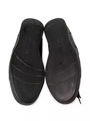 Dolce & Gabbana Leather Logo Plaque Lace-up Sneakers