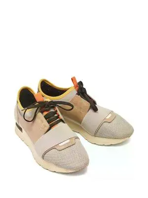 Balenciaga Panelled Sneakers - Neutrals
