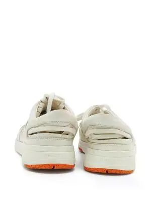 Gucci Leather Tassel Detail Lace-up Sneakers