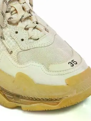 Balenciaga Triple S Mesh Sneakers - Neutrals