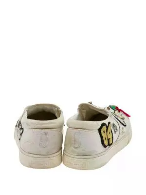 Marc Jacobs Patch Embellished Slip-on Sneakers