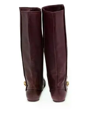 Alexander McQueen Skull-embellished Knee-high Boots