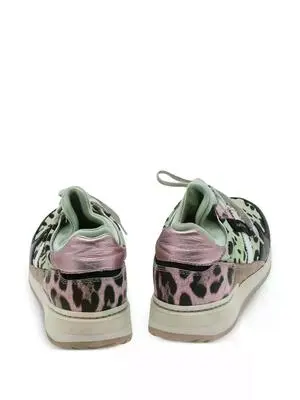 Dolce & Gabbana Leopard Print Lace-up Sneakers