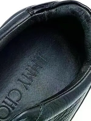 JIMMY CHOO Leather Lace-up Sneakers
