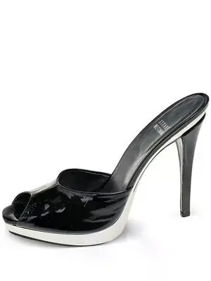 STUART WEITZMAN Peep-toe Platform Heels - Black