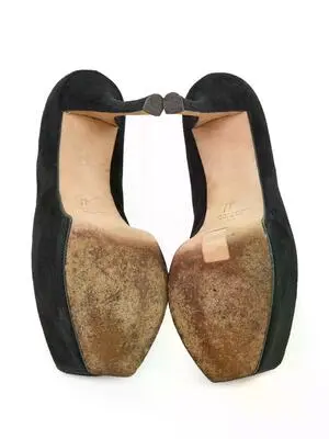 GIUSEPPE ZANOTTI Suede Platform Stiletto Pumps