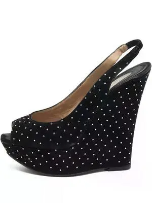 LE SILLA 140mm Crystal-embellished Wedge Sandals