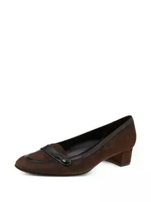 FERRAGAMO 40mm Suede Loafers
