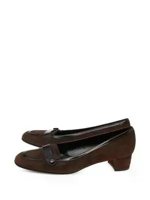 FERRAGAMO 40mm Suede Loafers