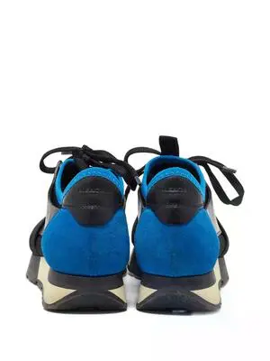Balenciaga Race Runner Leather Panel Mesh Sneakers