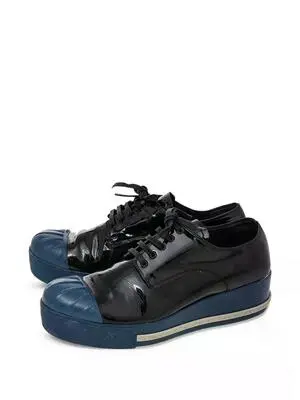 Miu Miu Patent Platform Derby Shoes