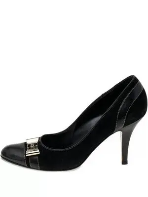 Gucci Suede Bow Pumps