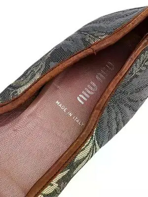 Miu Miu 40mm Floral-motif Pumps