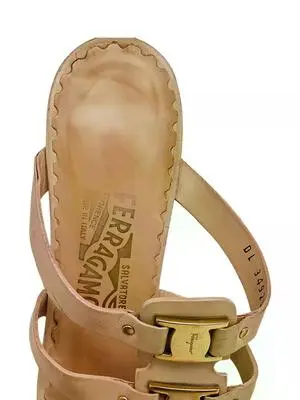 FERRAGAMO Leather High Heel Sandals