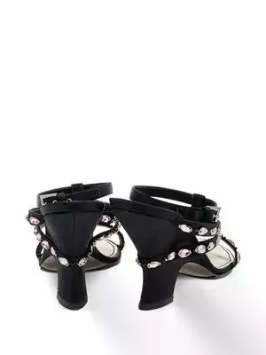 LOUIS VUITTON Crystal-embellished Heeled Sandals