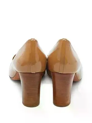 Tory Burch Patent Leather Block Heel Pumps