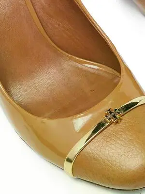 Tory Burch Patent Leather Block Heel Pumps