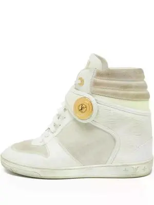 LOUIS VUITTON Pi Leather High-top Sneakers