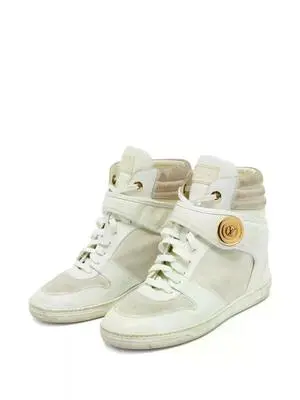 LOUIS VUITTON Pi Leather High-top Sneakers