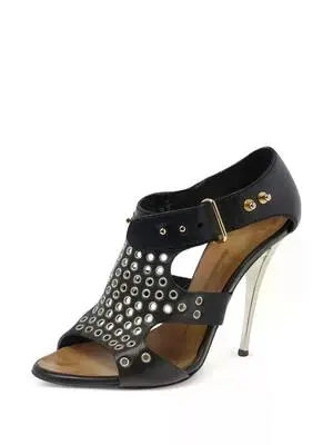 GIUSEPPE ZANOTTI Studded Open-toe Ankle Boots