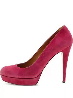 Gucci Suede Platform Stiletto Pumps