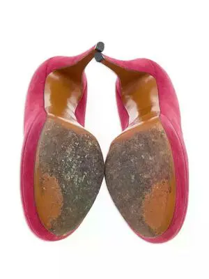 Gucci Suede Platform Stiletto Pumps