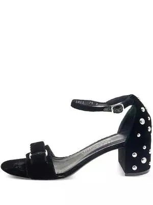 FERRAGAMO 60mm Leather Heeled Sandals