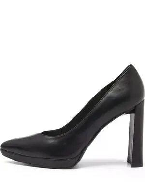 STUART WEITZMAN 105mm Pointed-toe Block Heel Pumps