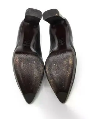 STUART WEITZMAN 105mm Pointed-toe Block Heel Pumps