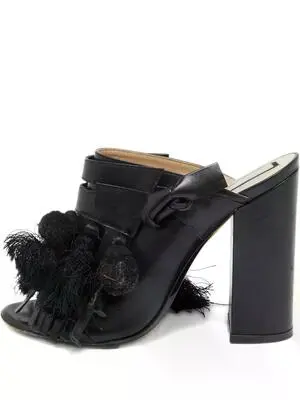 N°21 Leather Heeled Mules