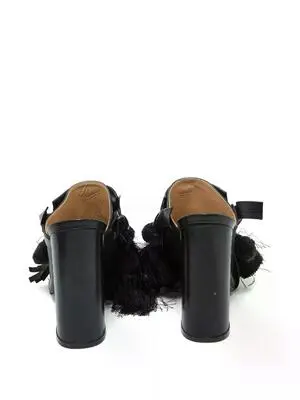 N°21 Leather Heeled Mules