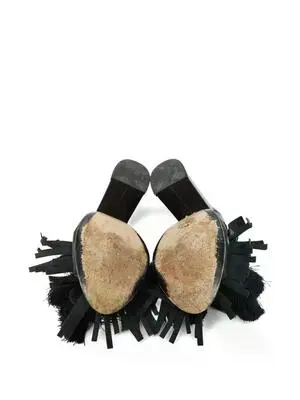 N°21 Leather Heeled Mules