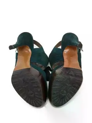 Marni Leather Platform Stiletto Sandals