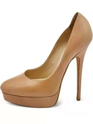 JIMMY CHOO 155mm Leather Platform Pumps