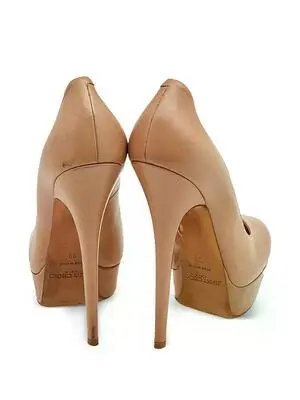 JIMMY CHOO 155mm Leather Platform Pumps