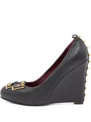 Marc Jacobs Embellished Wedge Pumps