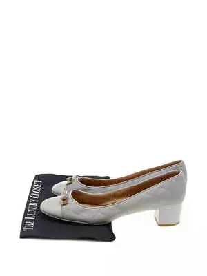 FERRAGAMO 40mm Leather Pumps