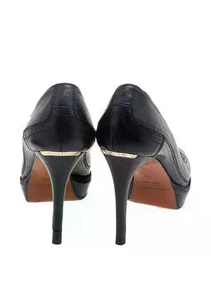 Burberry Leather Platform Stiletto Pumps