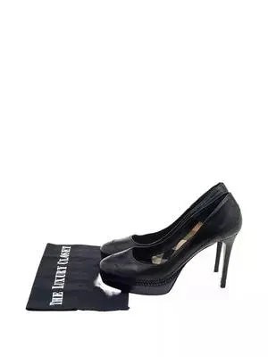 Burberry Leather Platform Stiletto Pumps