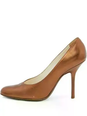 Saint Laurent Metallic Pointed Toe Stiletto Pumps