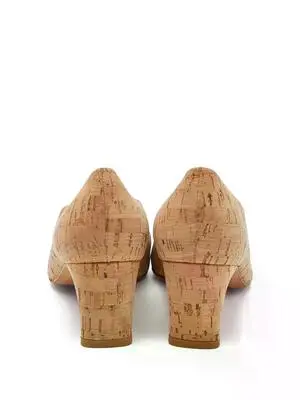 STUART WEITZMAN Cork-textured Pumps