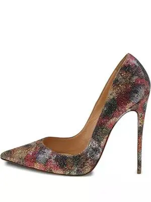CHRISTIAN LOUBOUTIN 120mm So Kate Glitter Heeled Pumps