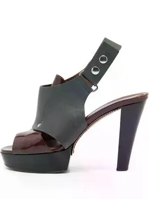 Marni 120mm Panelled High Heel Sandals