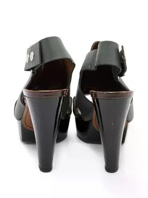 Marni 120mm Panelled High Heel Sandals